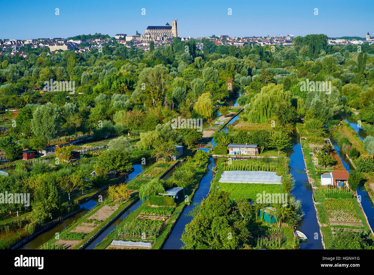 Bourges france aerial hi-res stock photography and images - Alamy