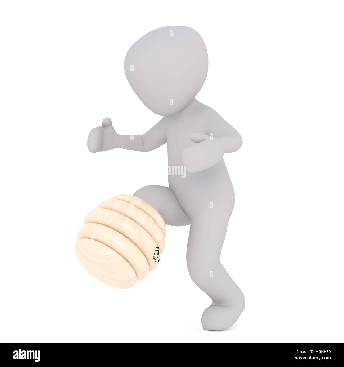 3d figure faceless cartoon man hi-res stock photography and images - Alamy