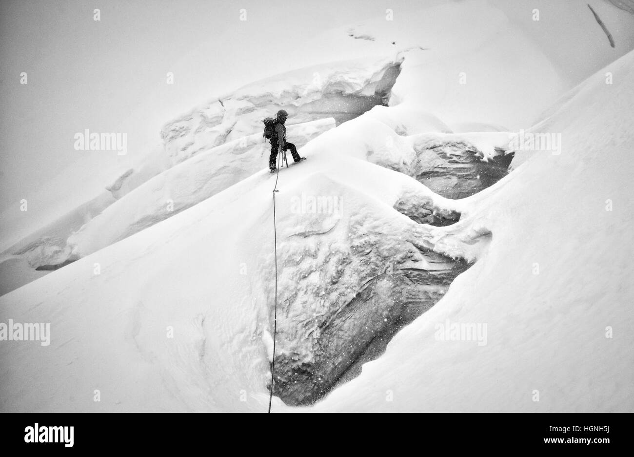 Dangerous crevasses hi-res stock photography and images - Alamy