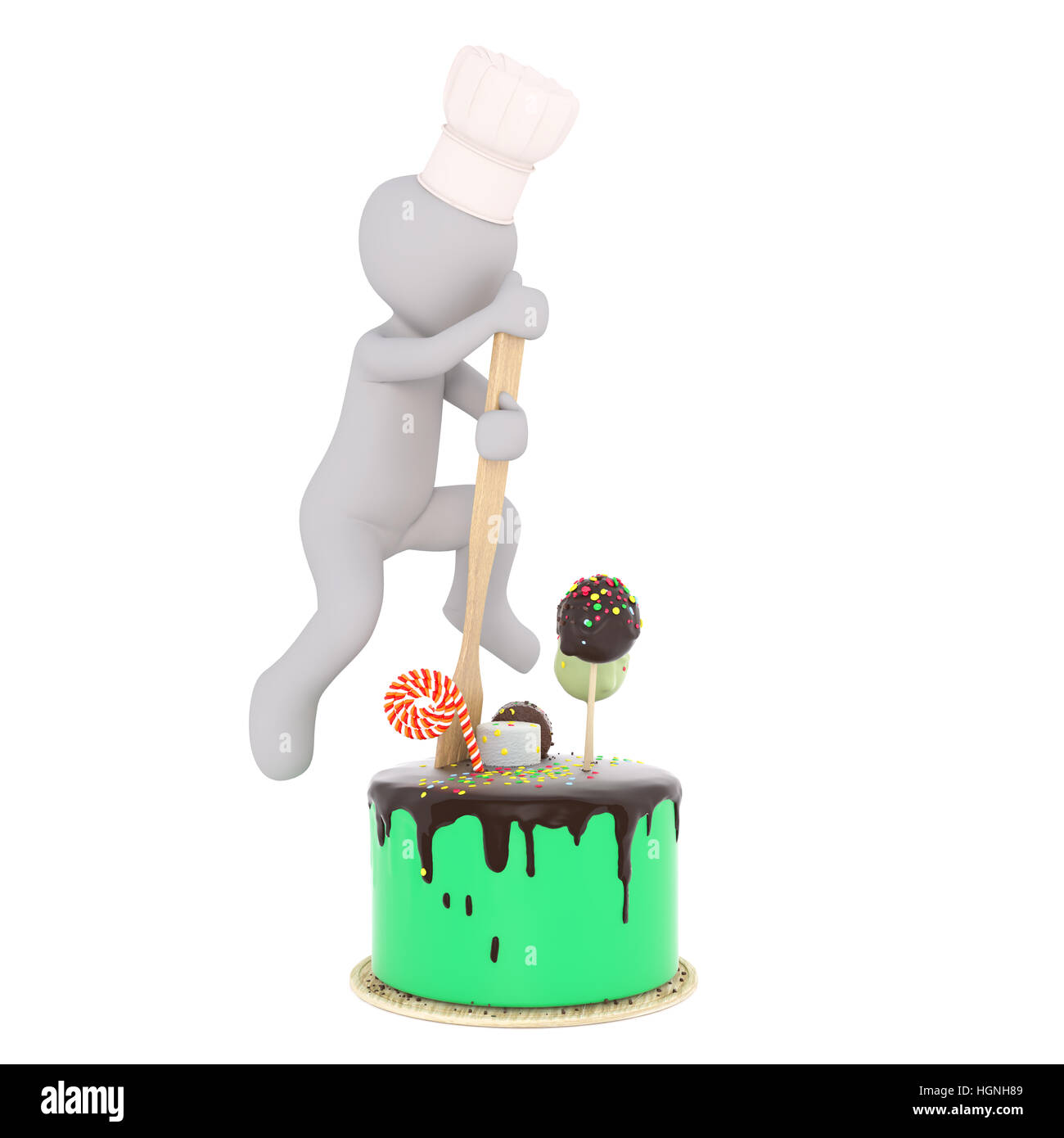 3d figure faceless cartoon man hi-res stock photography and images - Alamy