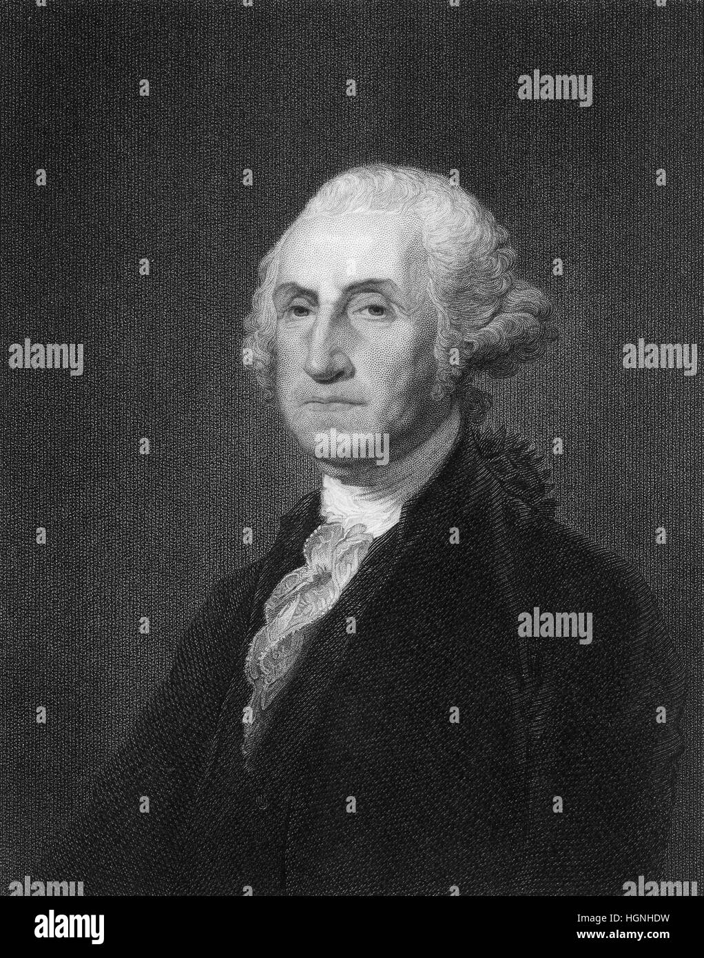 George washington drawing Black and White Stock Photos & Images - Alamy