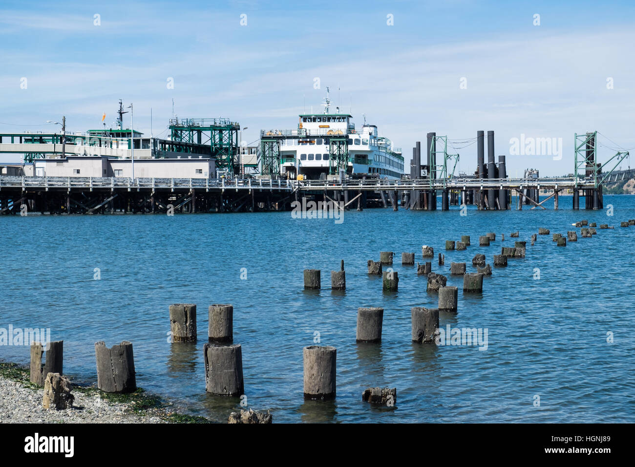 The Washington State Ferry service runs ten routes serving 20 terminals ...