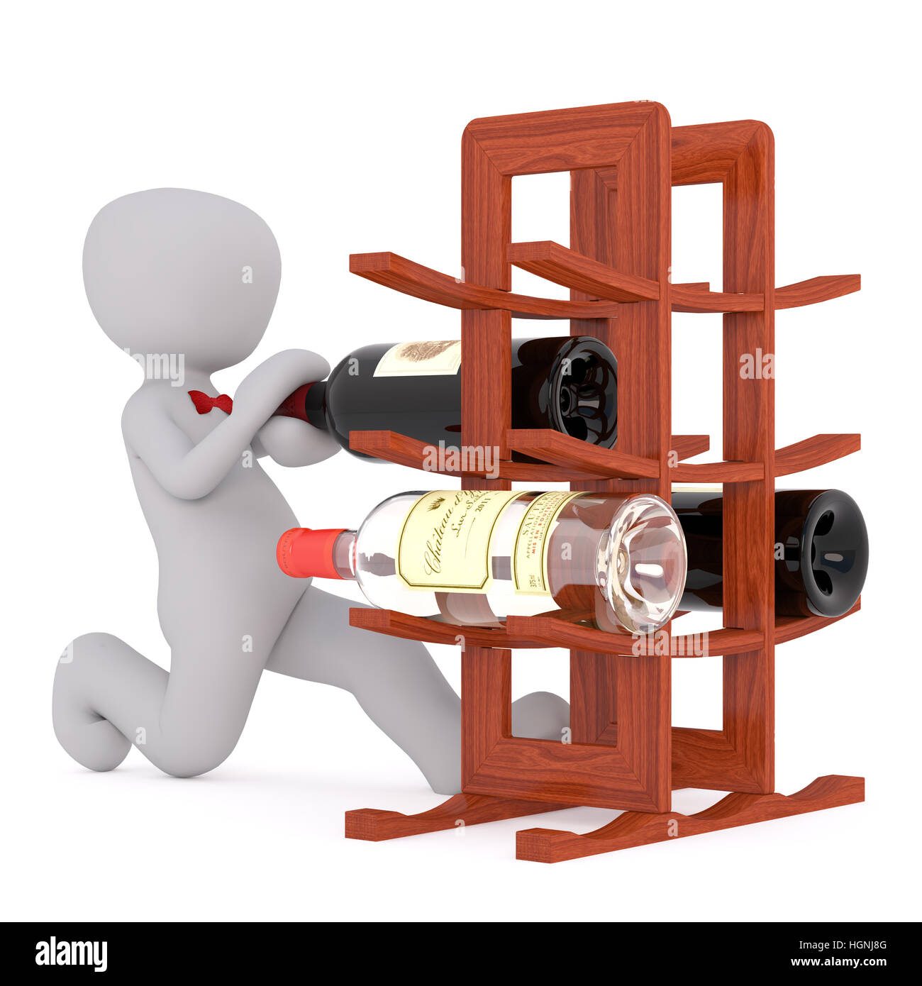 Cartoon Illustration Man Jumping Over High Resolution Stock Photography ...