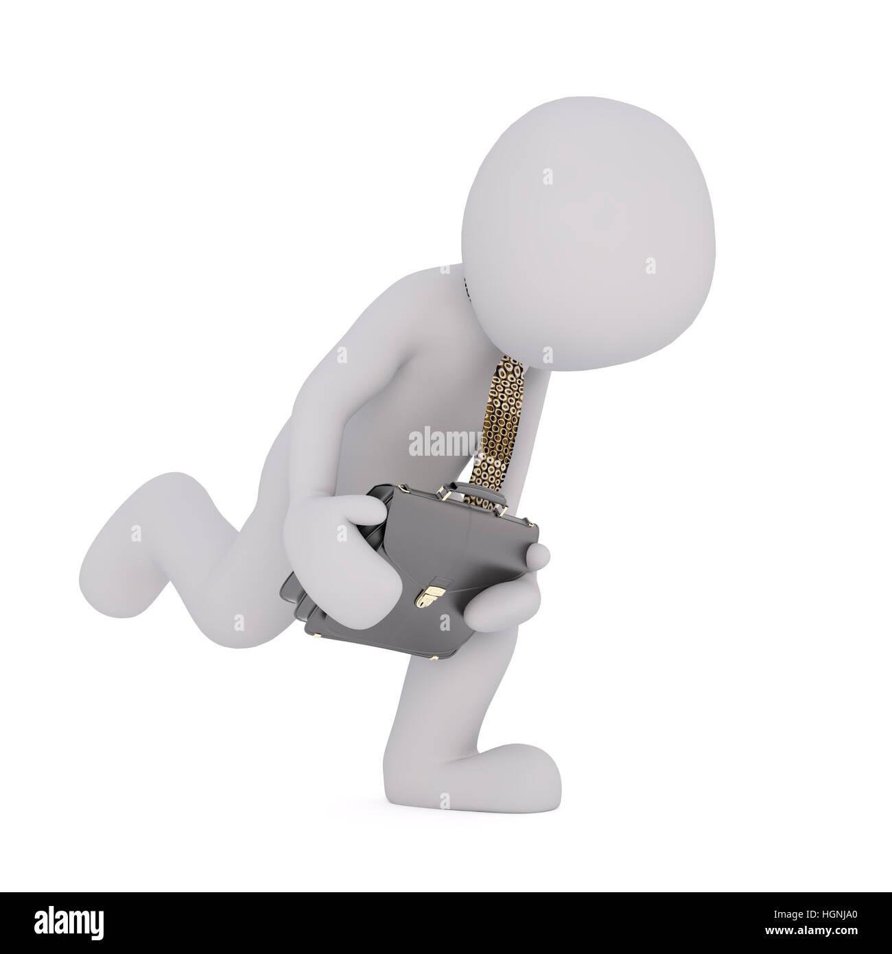 3d figure faceless cartoon man hi-res stock photography and images - Alamy