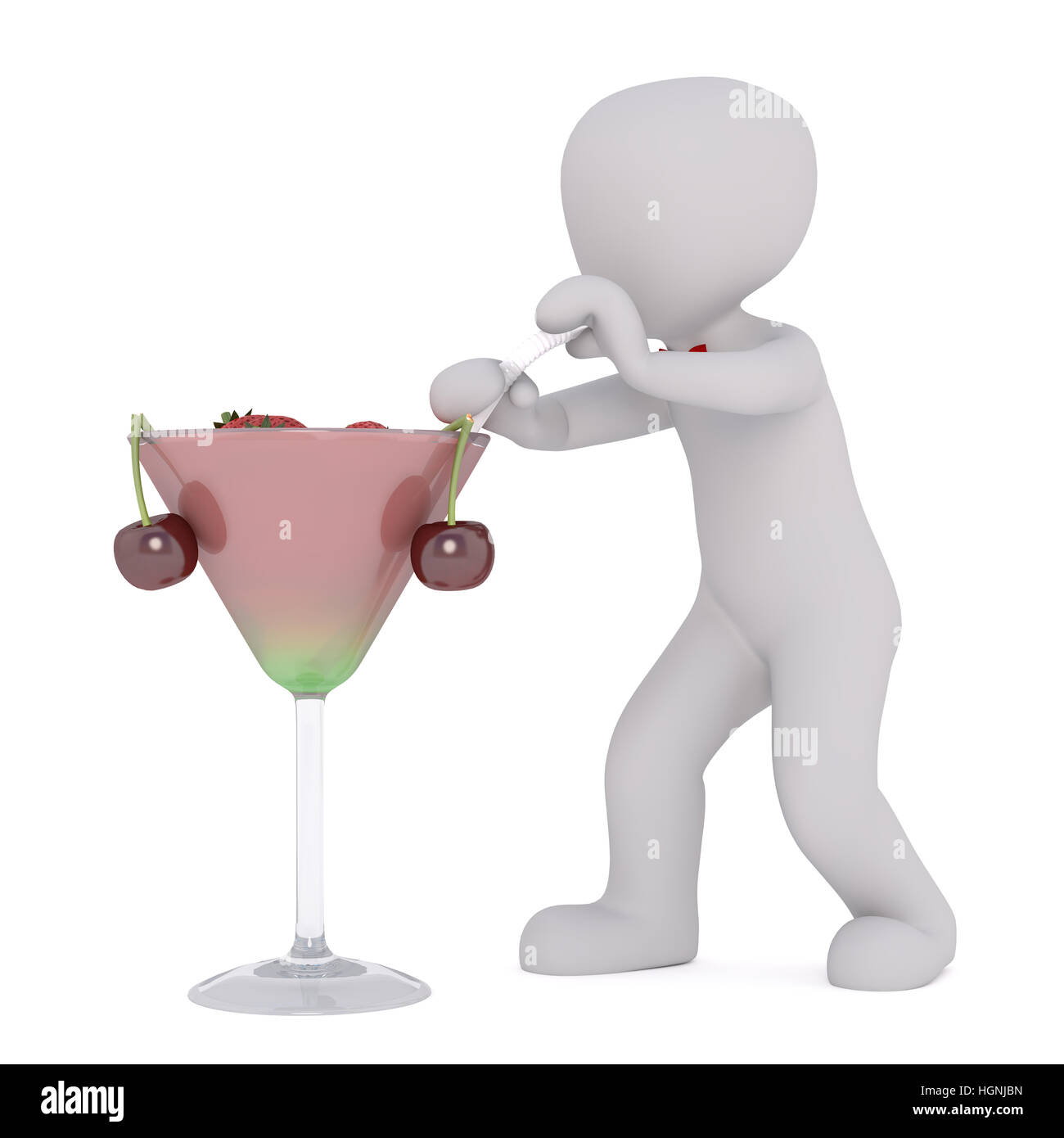 3D Man for PowerPoint Presentations Stock Photo - Alamy