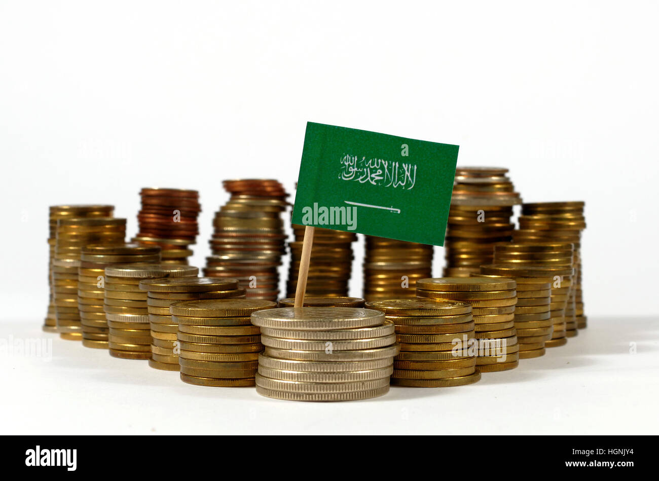 Coins saudi arabia hi-res stock photography and images - Alamy