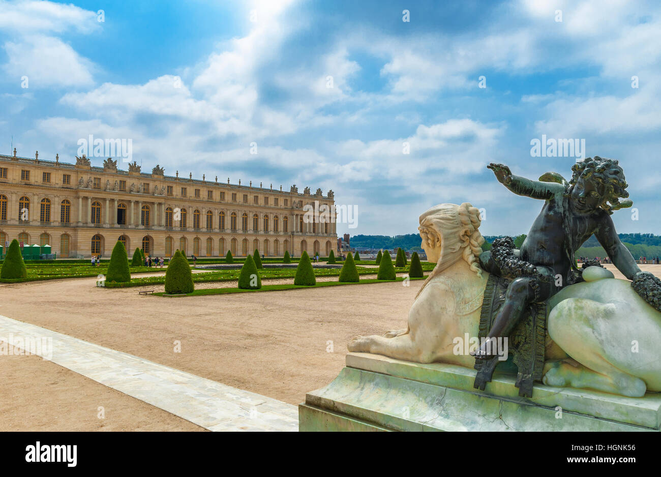 In Versailles park Stock Photo - Alamy