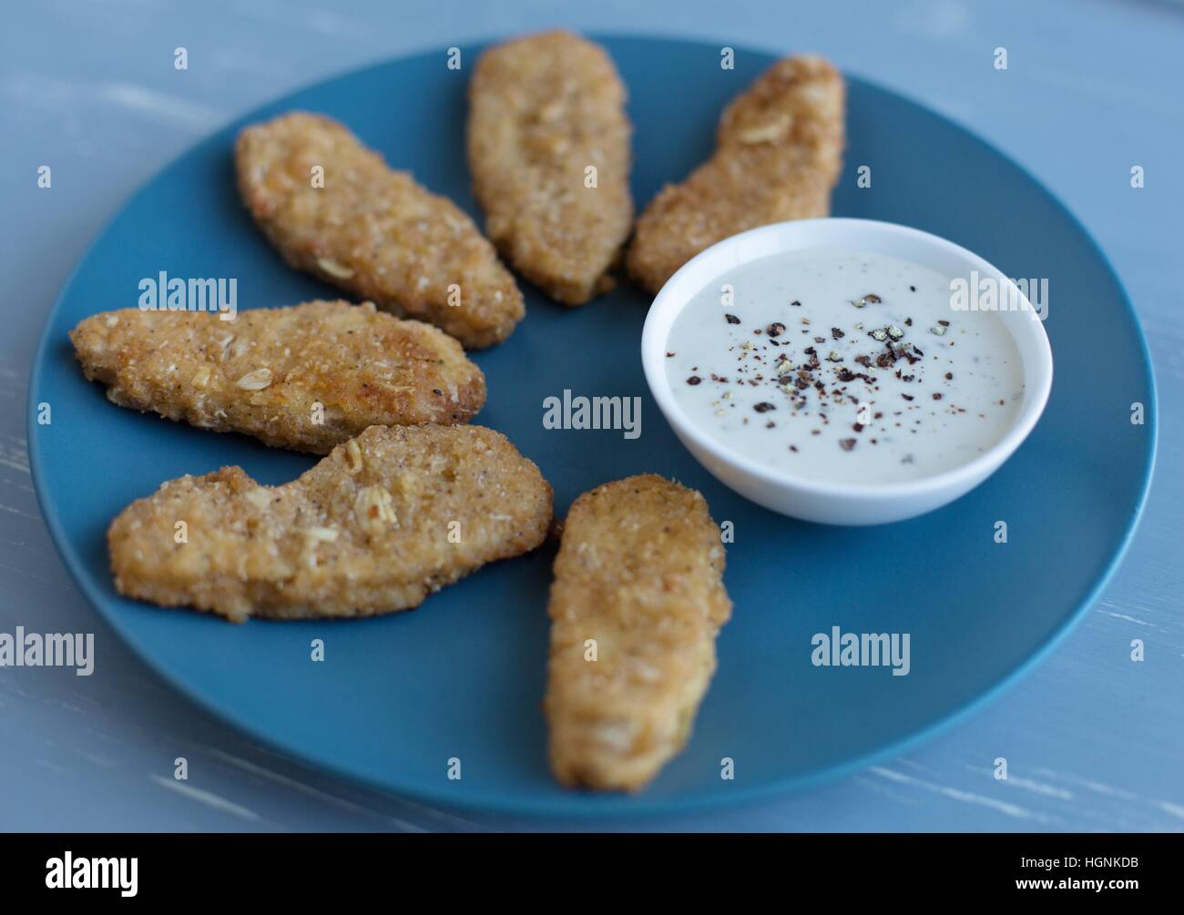 Plant based chicken strips hi-res stock photography and images - Alamy