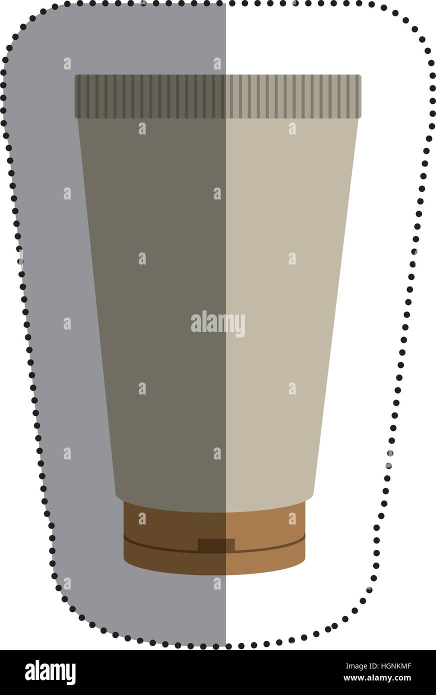 Body cream icon. Spa center healthy lifestyle and care theme. Isolated ...