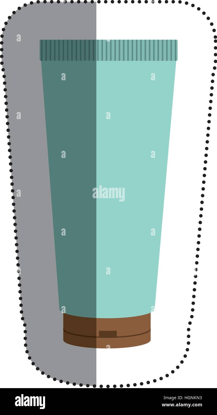 Body cream icon. Spa center healthy lifestyle and care theme. Isolated ...