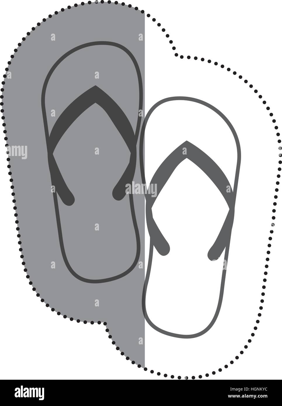 Female sandals feet Stock Vector Images - Alamy