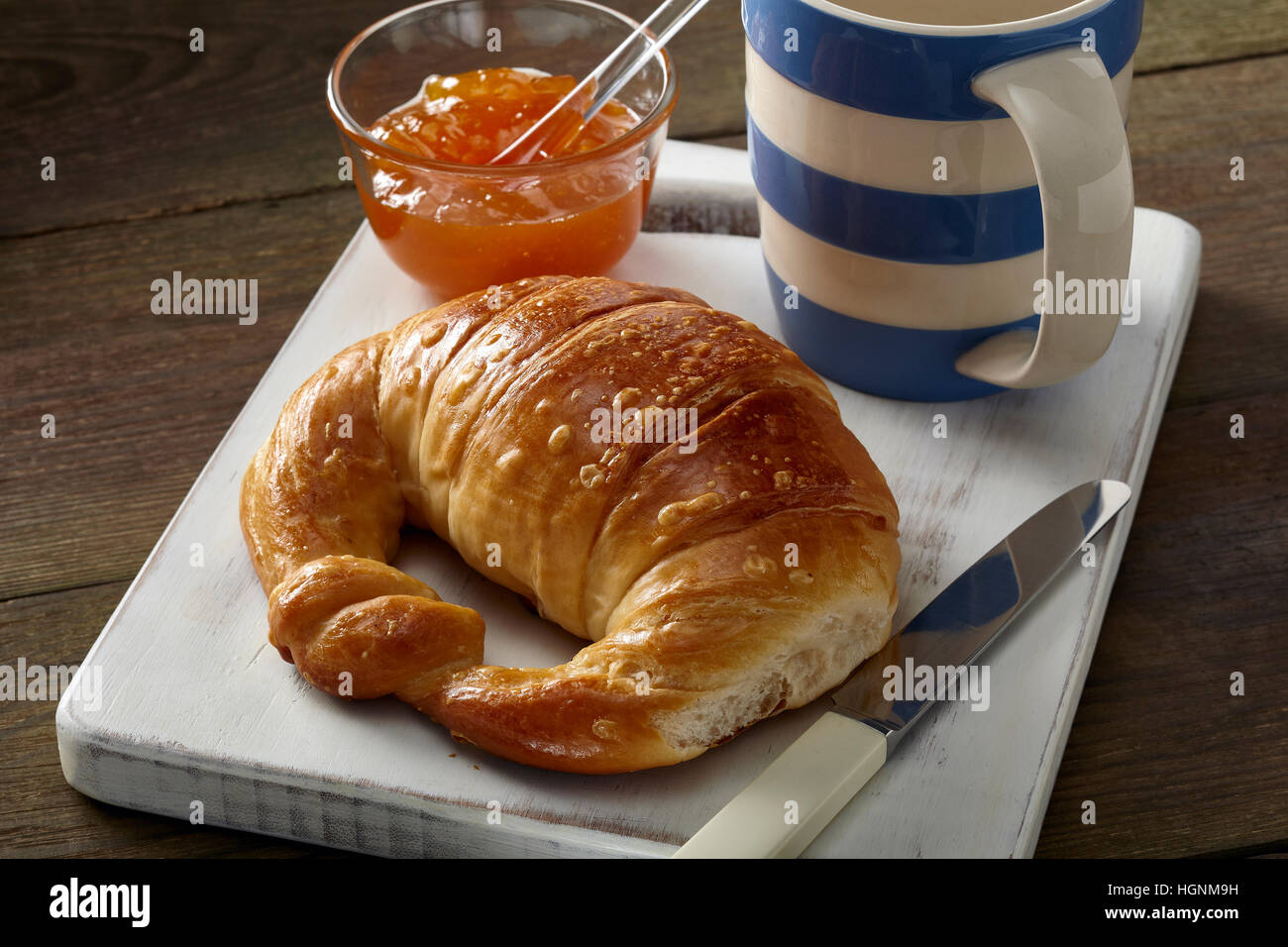 Flaky pastry breakfast croissant hi-res stock photography and images ...