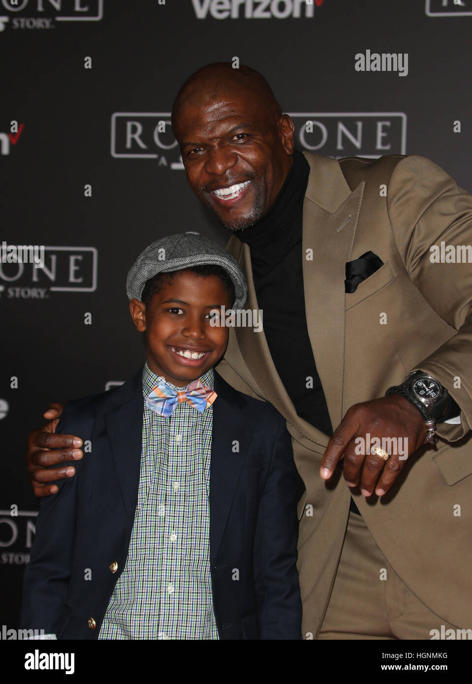 Terry Crews and Isaiah Crews attending the premiere of Walt Disney ...