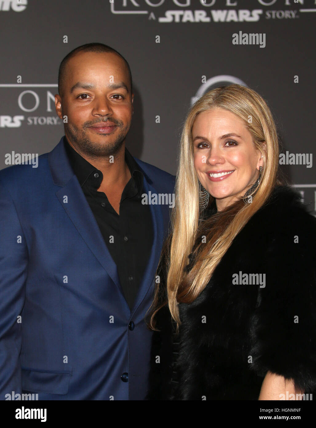 Donald Faison and CaCee Cobb attending the premiere of Walt Disney ...