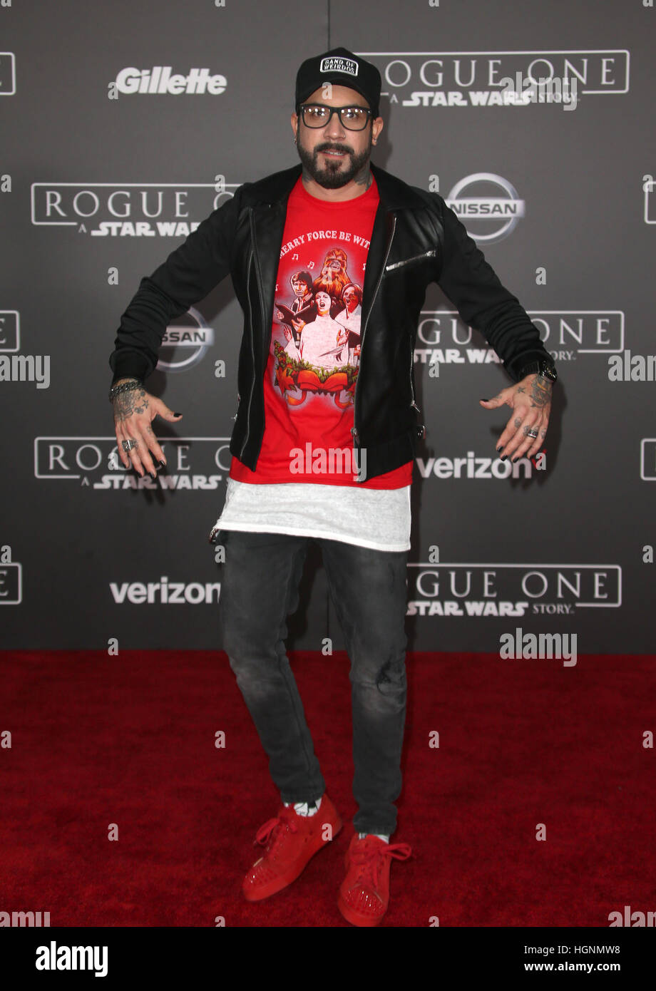 A.J. McLean attending the premiere of Walt Disney Pictures and ...