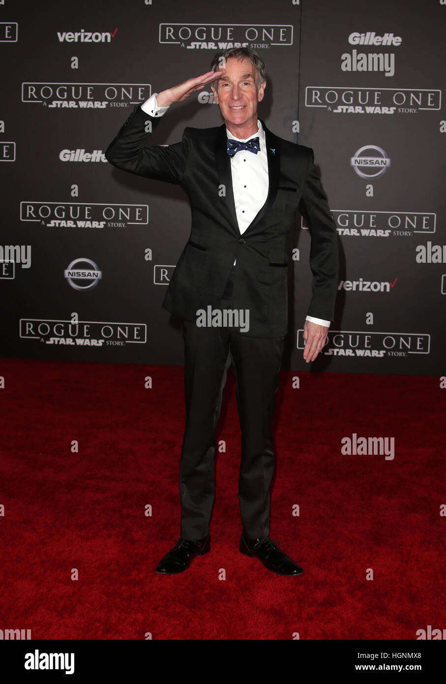 Bill Nye attending the premiere of Walt Disney Pictures and Lucasfilm's ...