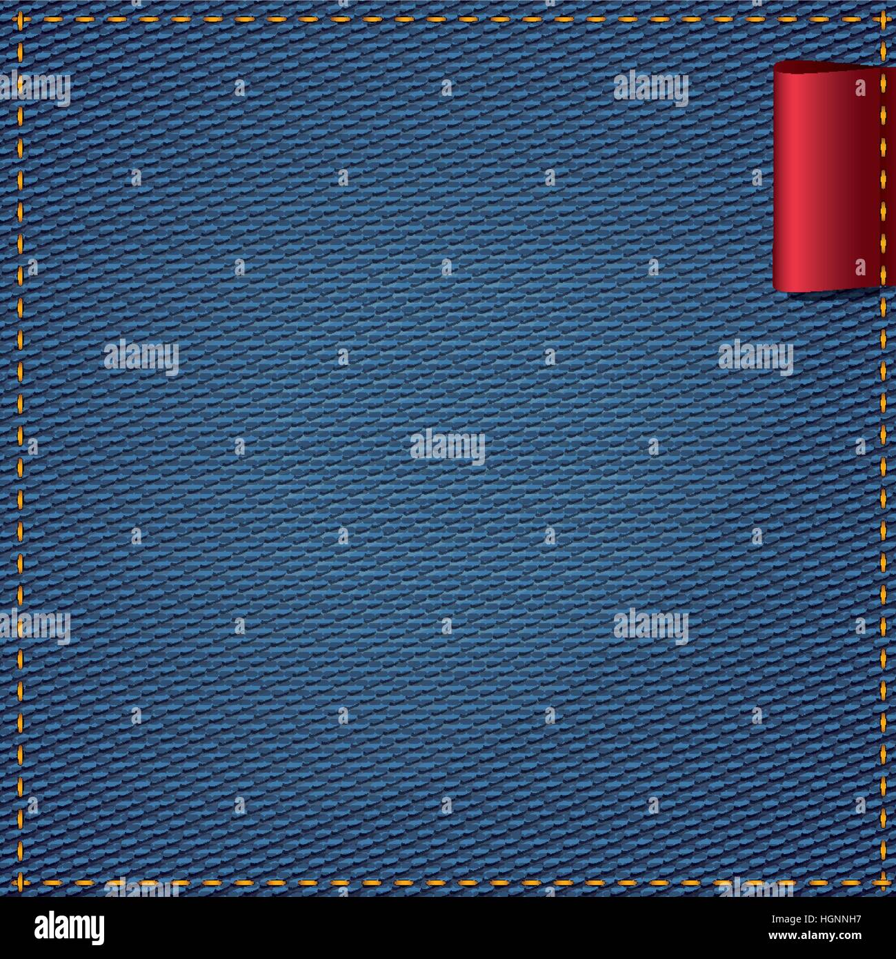 Denim frame icon. Jeans cotton textile and texture theme. Isolated ...