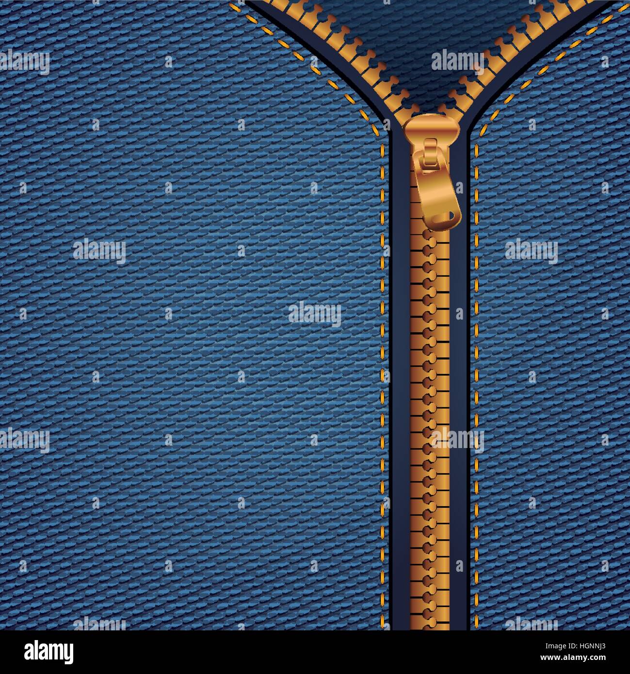 Denim with zipper icon. Jeans cotton textile and texture theme ...