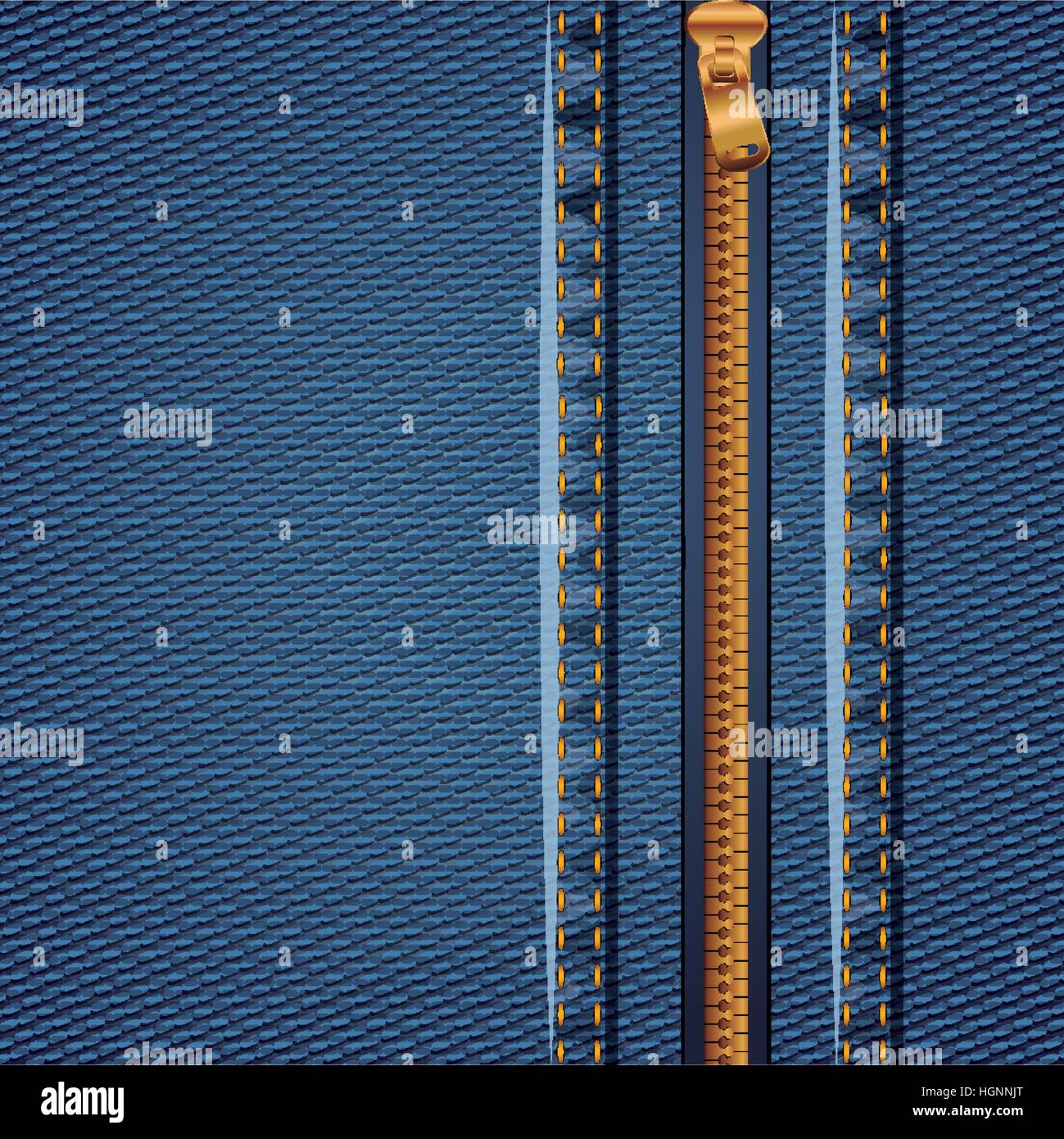 Denim with zipper icon. Jeans cotton textile and texture theme ...