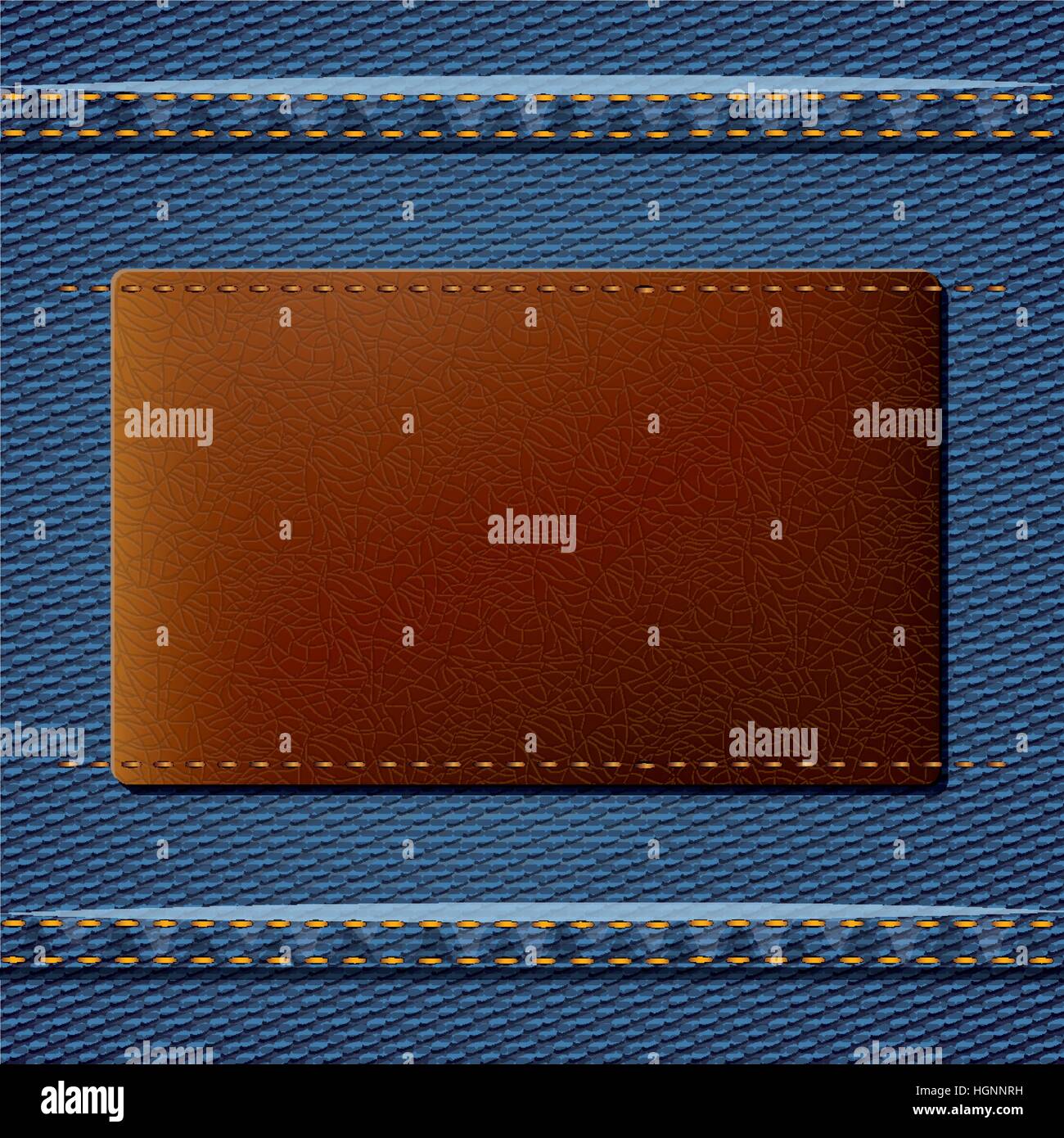 Denim frame icon. Jeans cotton textile and texture theme. Isolated ...