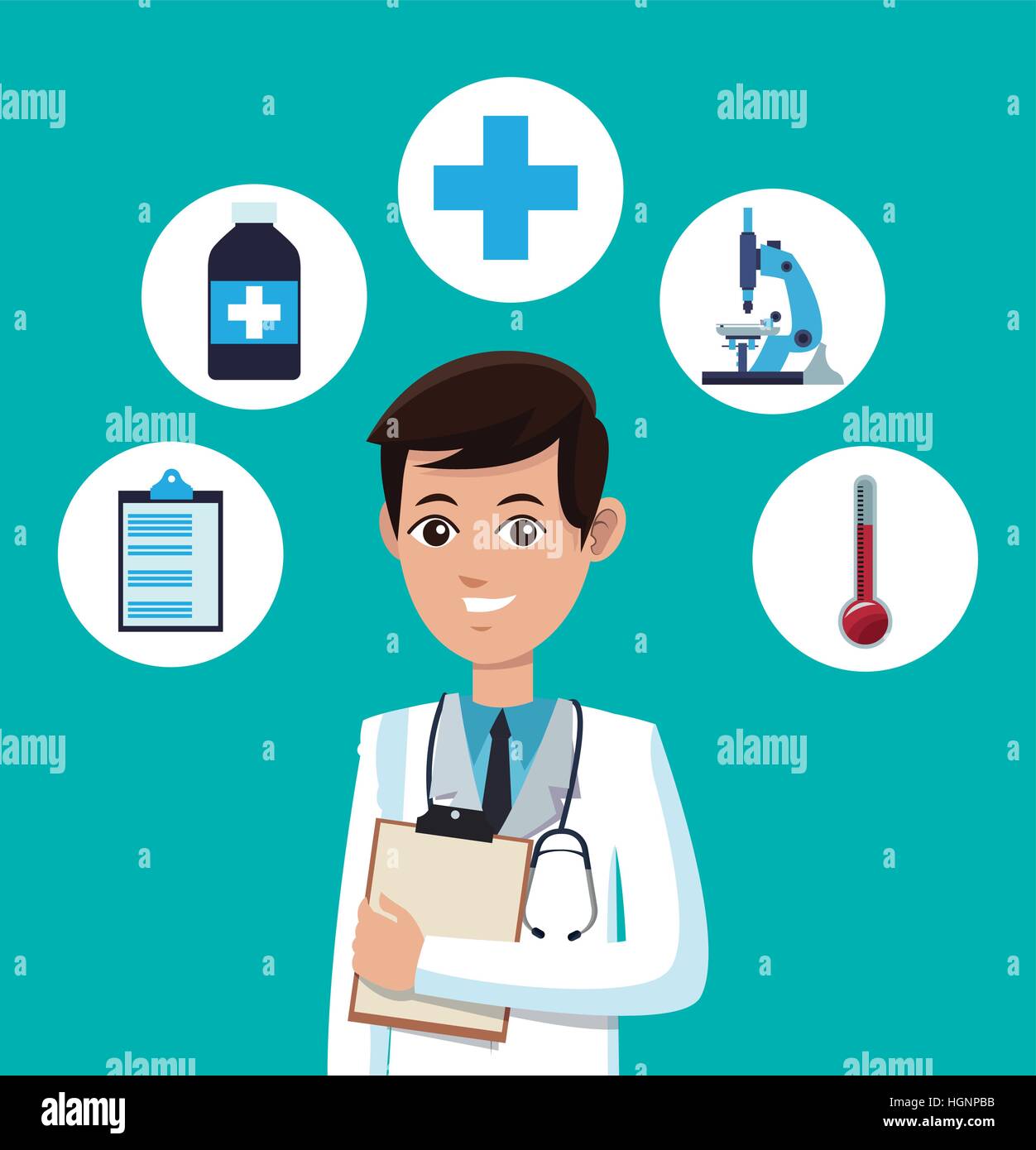 doctor medical service hospital icons Stock Vector Image & Art - Alamy