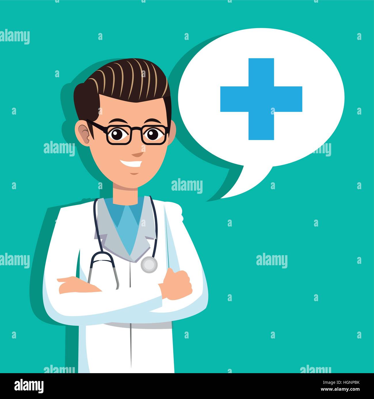 doctor professional medical cross Stock Vector Image & Art - Alamy