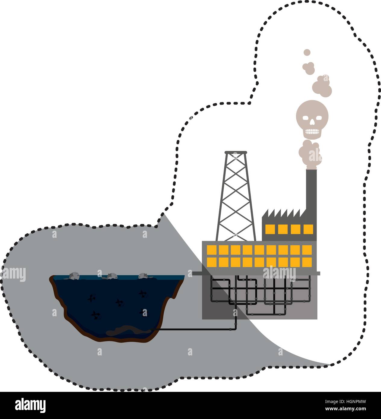 Factory icon. Pollution environment and ecology theme. Isolated design ...