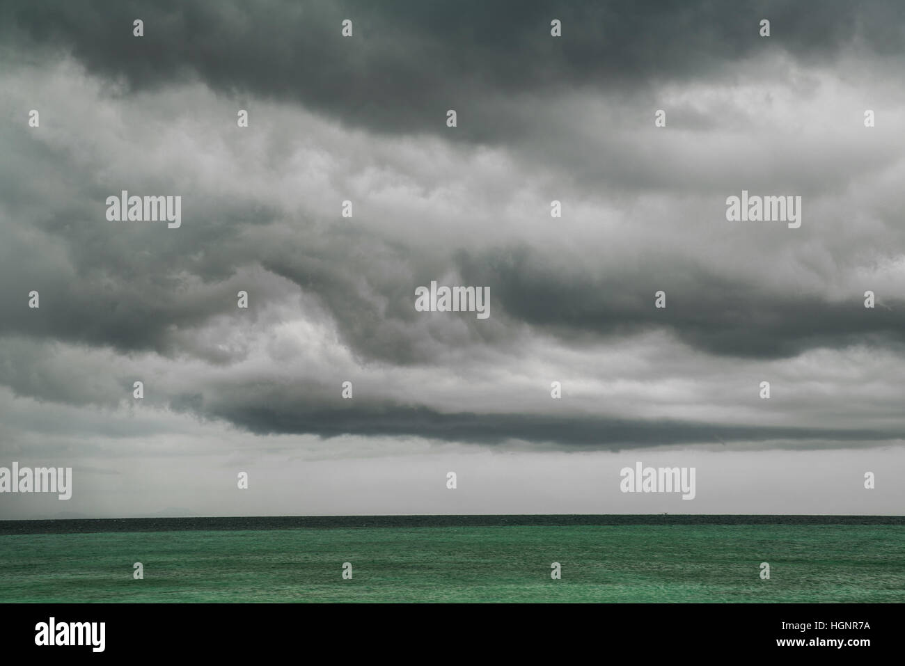 Cloudy stormy black and white dramatic sky background Stock Photo - Alamy