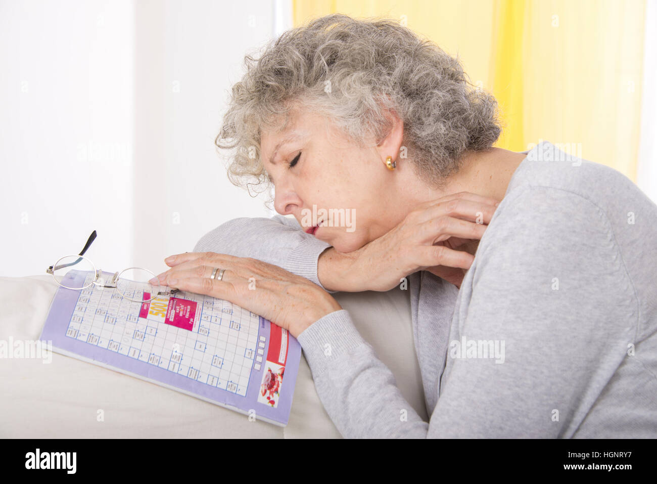Crossword Puzzle Older Women High Resolution Stock Photography and ...