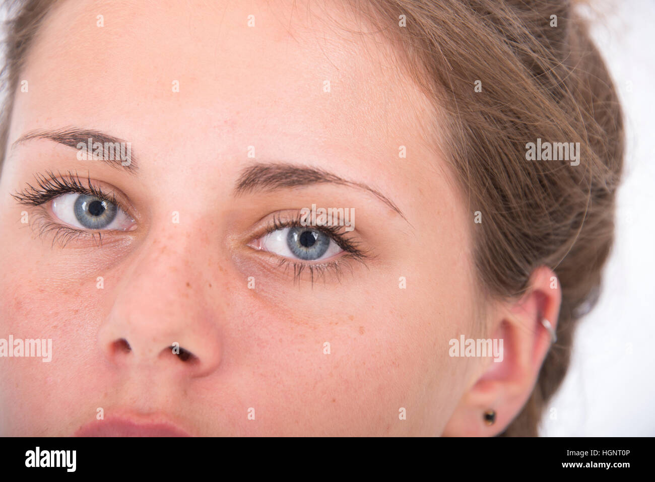 Woman glances hi-res stock photography and images - Alamy