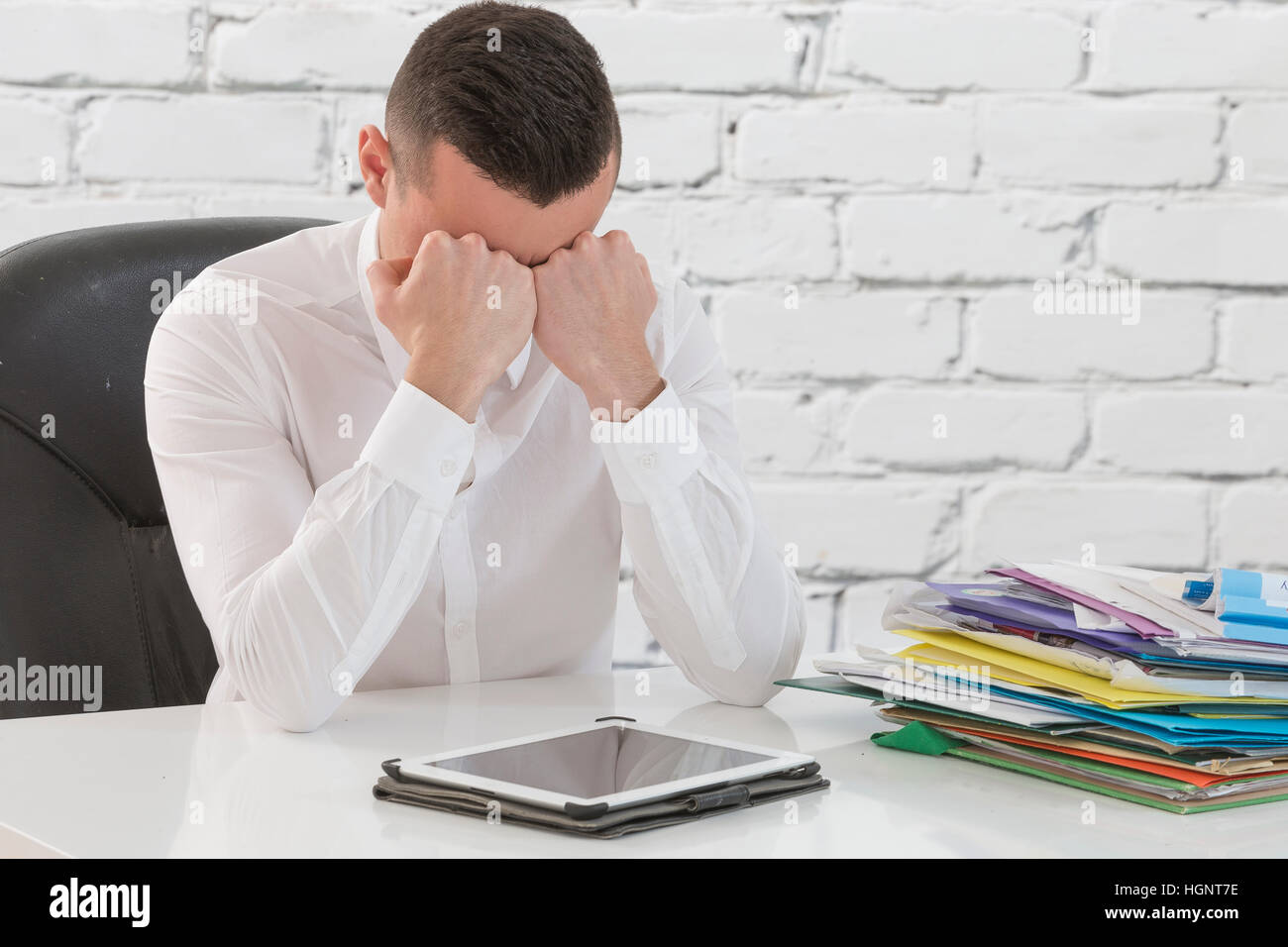 Tired man hi-res stock photography and images - Alamy