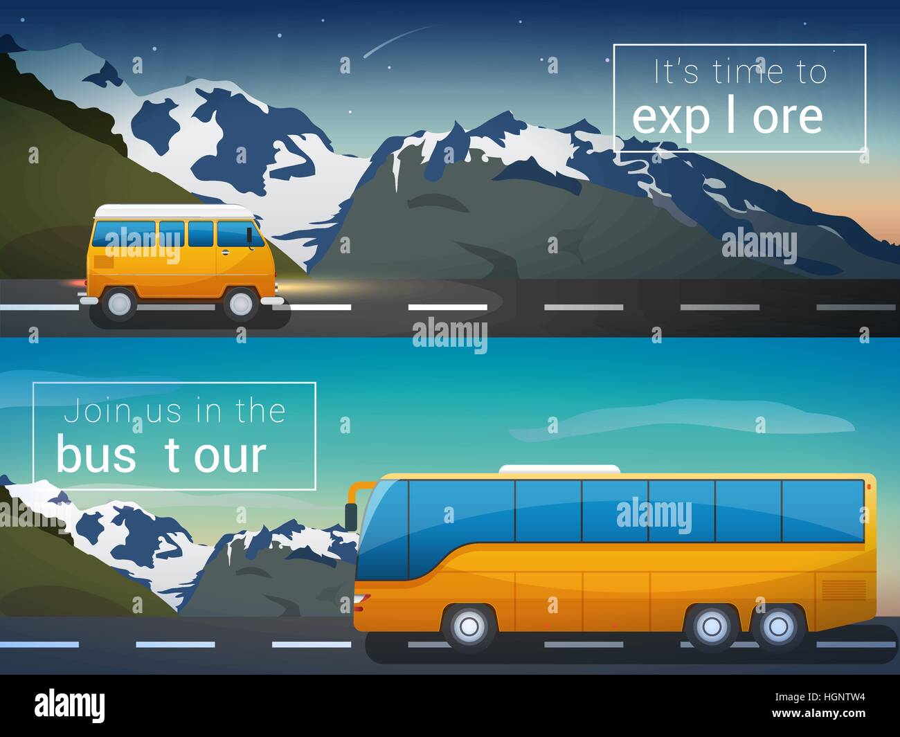 Alps mountain in europe Stock Vector Images - Alamy