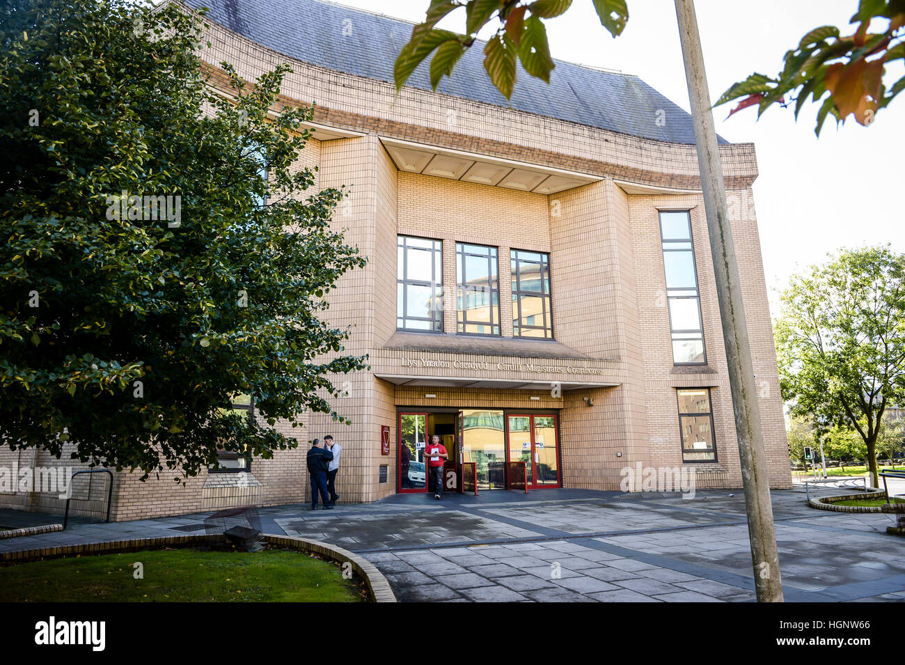 Cardiff magistrates court, Cardiff, Wales. PRESS ASSOCIATION Photo ...