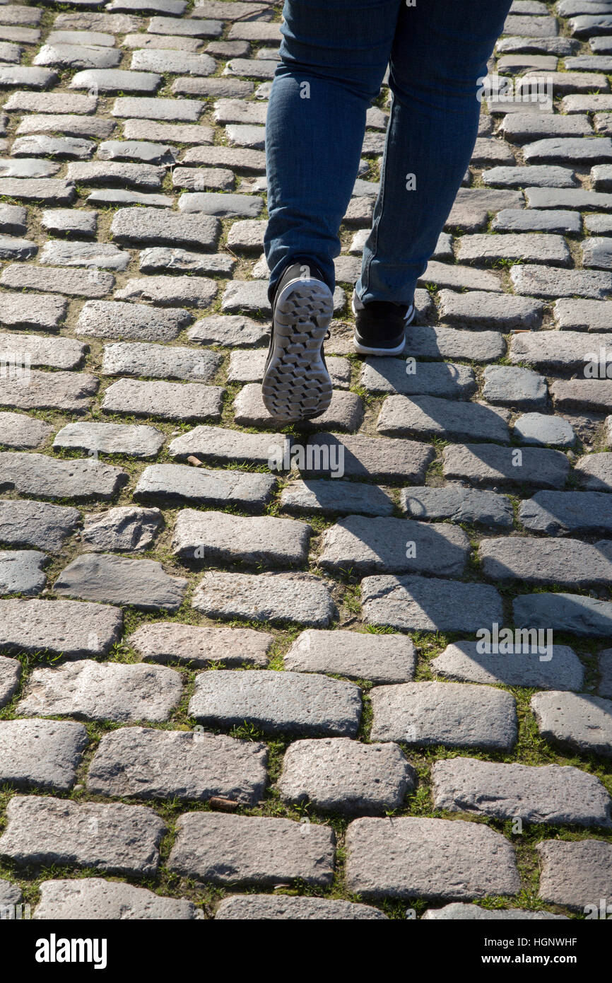 Leg step hi-res stock photography and images - Alamy