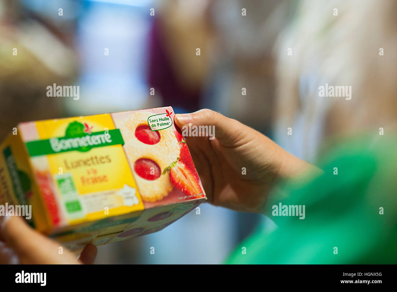 Packaging food label organic hi-res stock photography and images - Alamy