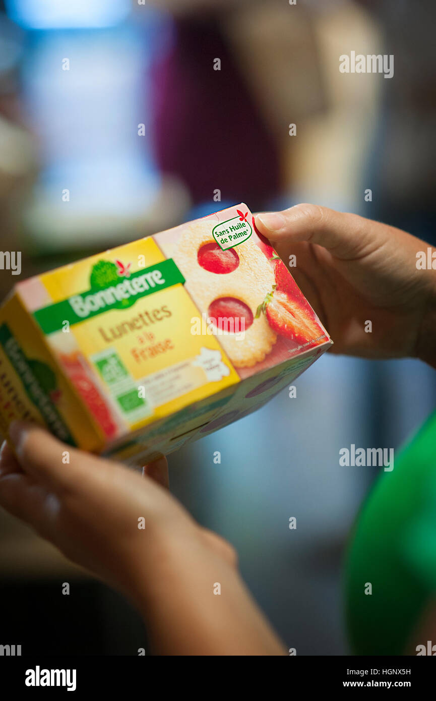 Packaging food label organic hi-res stock photography and images - Alamy