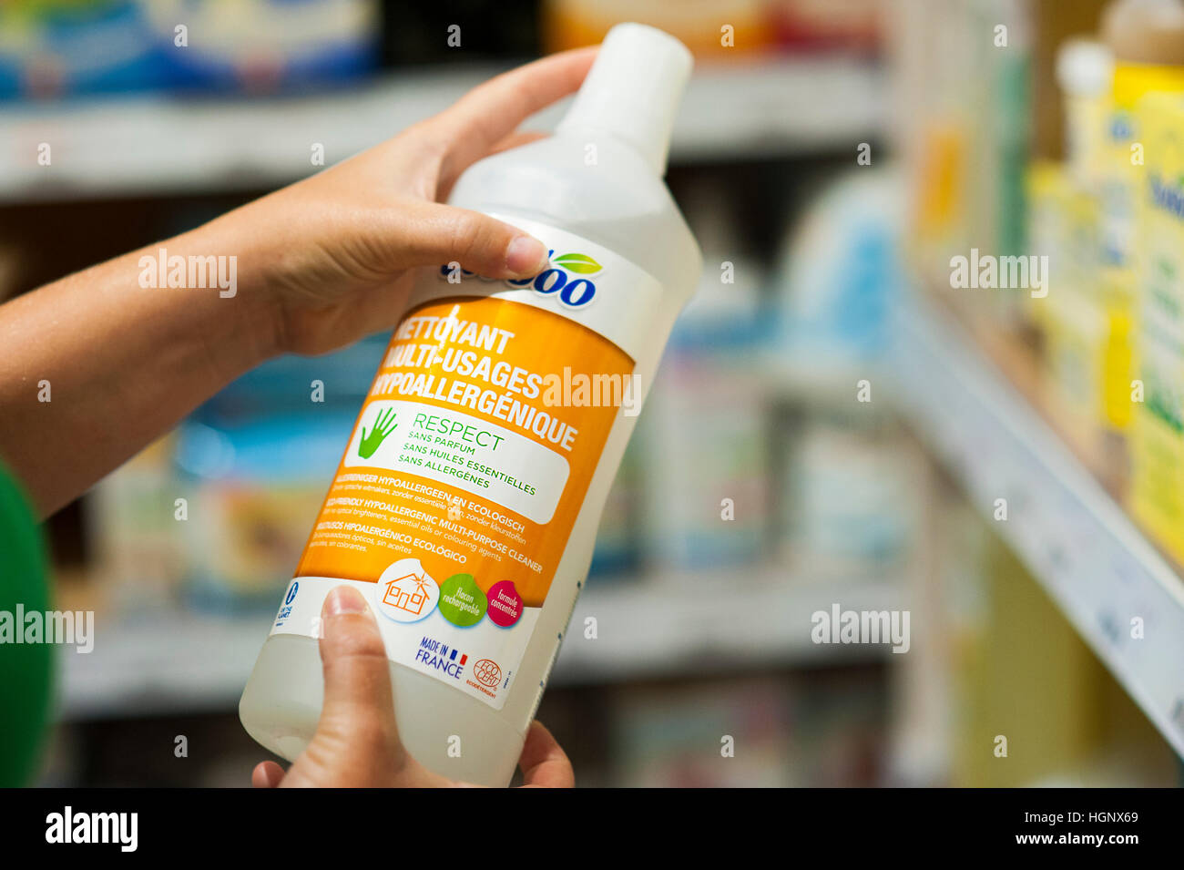 Cleaning product label hi-res stock photography and images - Alamy