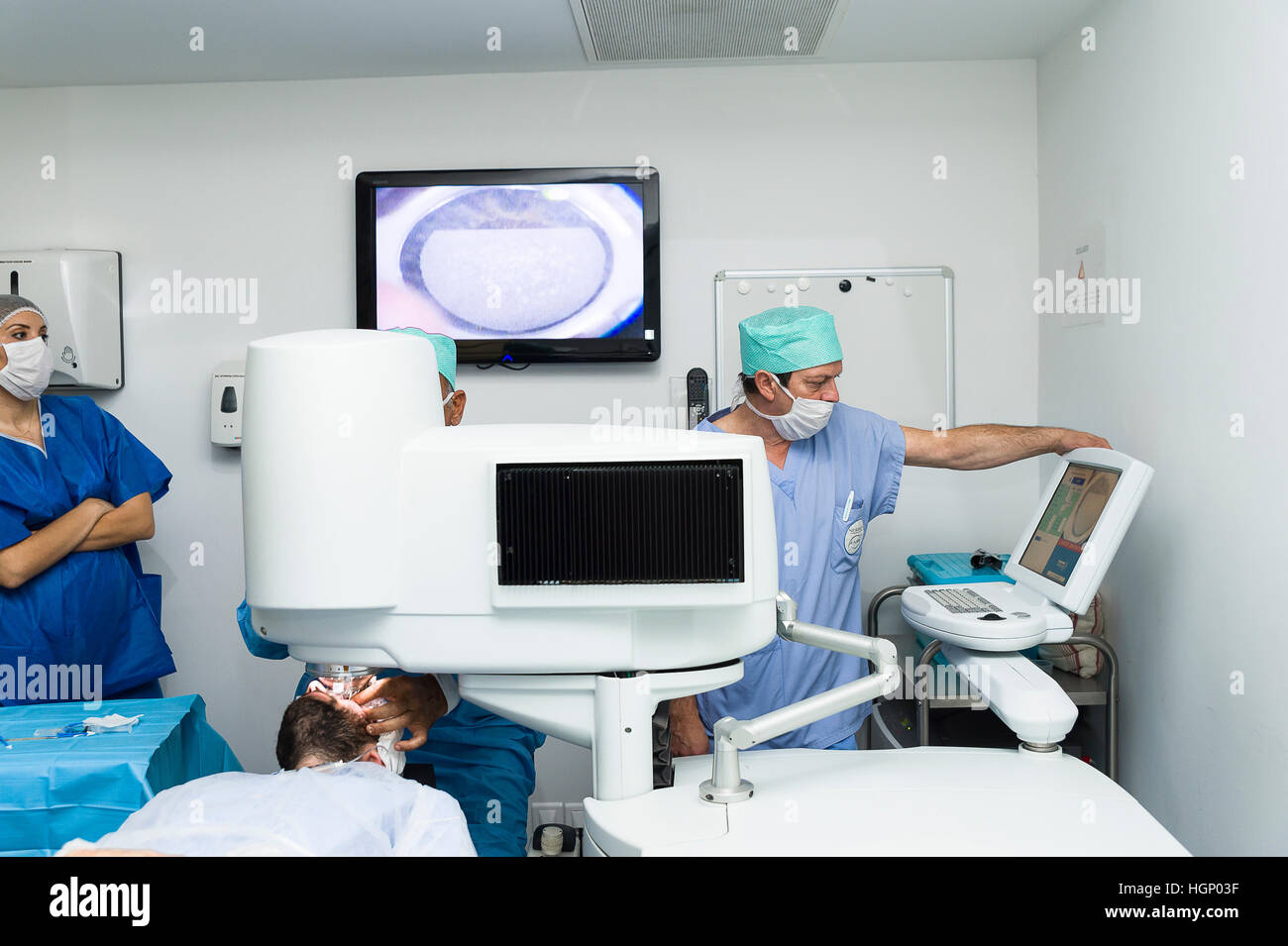 EYE LASER SURGERY Stock Photo - Alamy