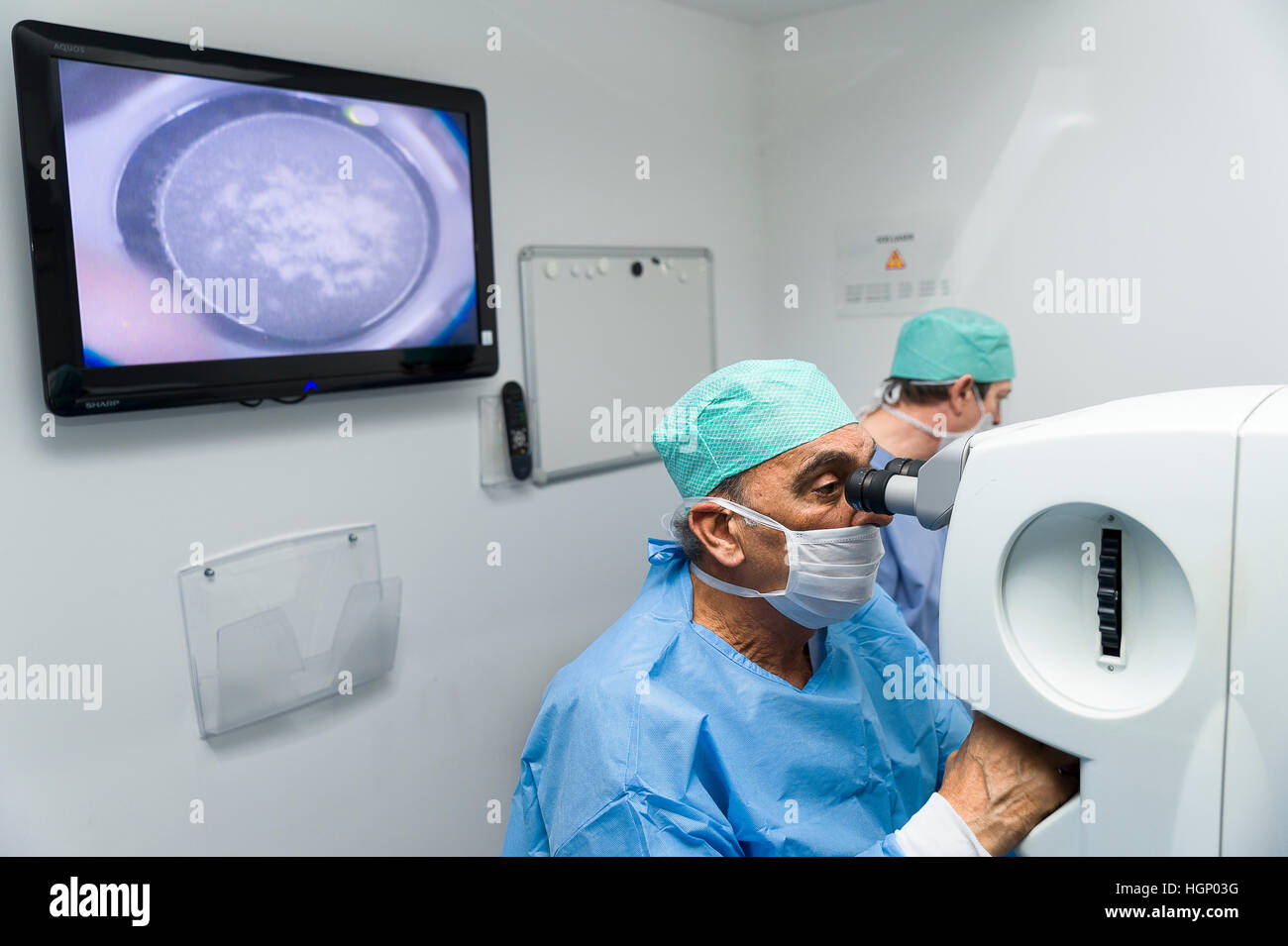 EYE LASER SURGERY Stock Photo - Alamy