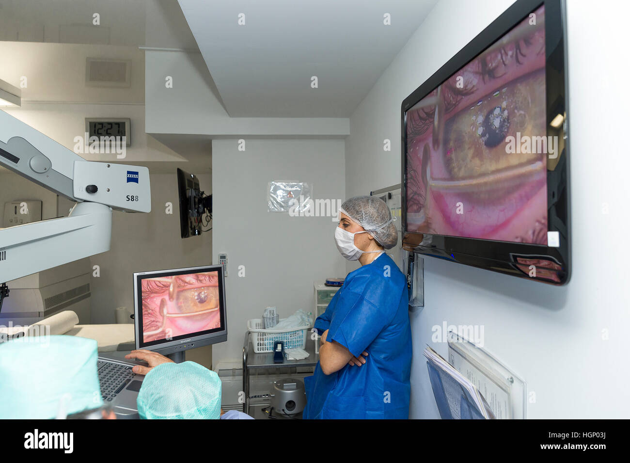 EYE LASER SURGERY Stock Photo - Alamy