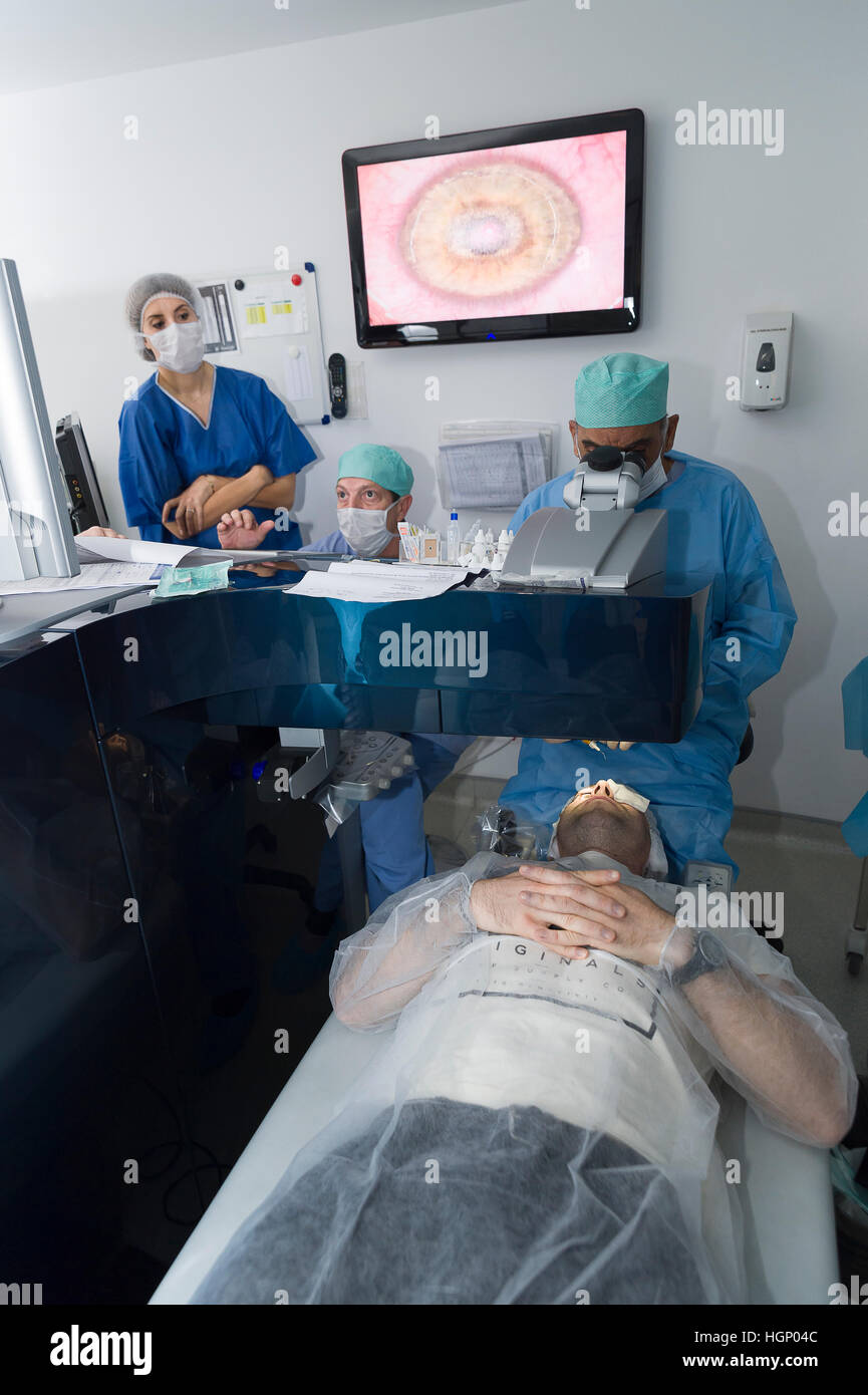 EYE LASER SURGERY Stock Photo - Alamy
