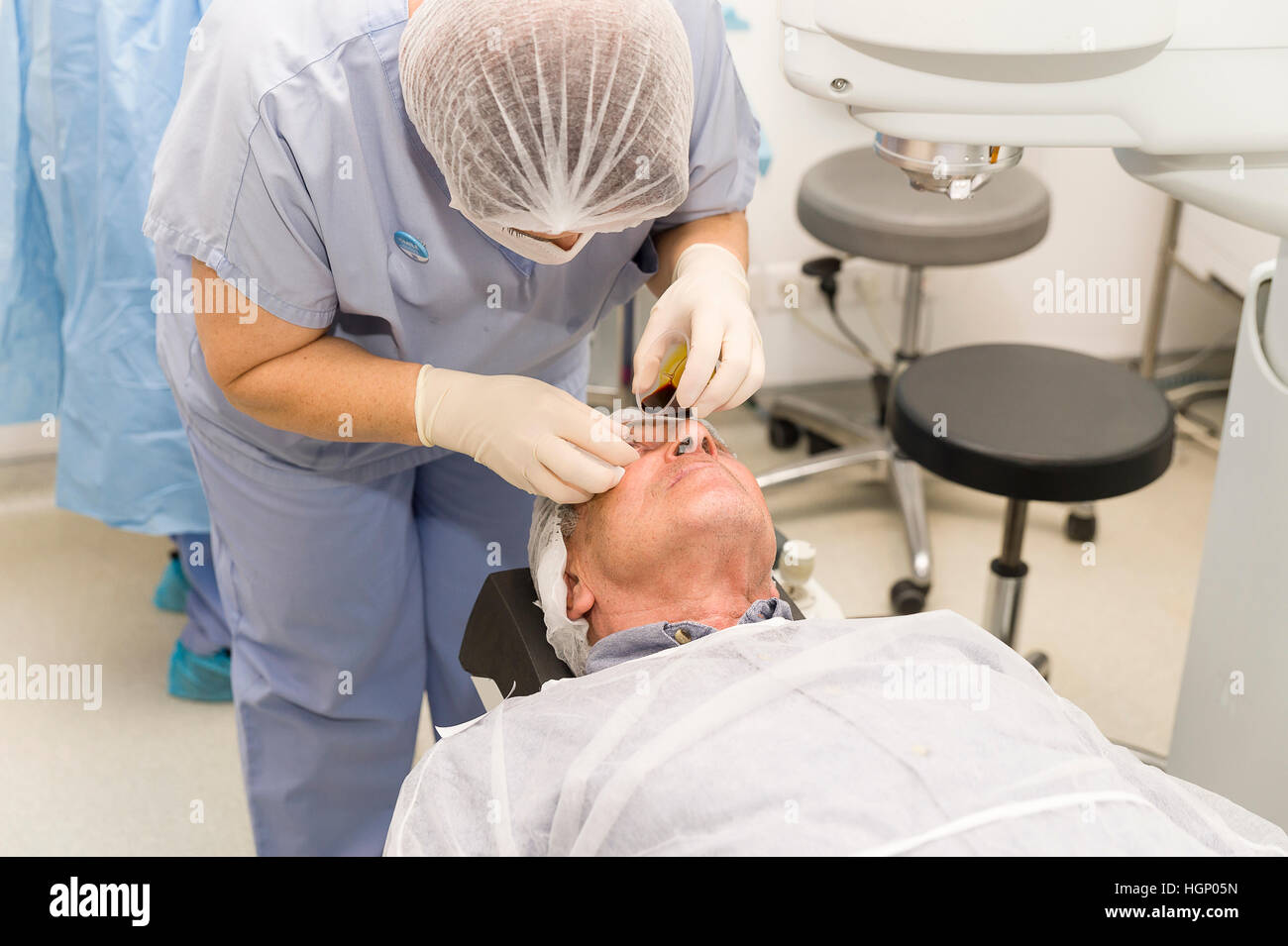 EYE LASER SURGERY Stock Photo - Alamy