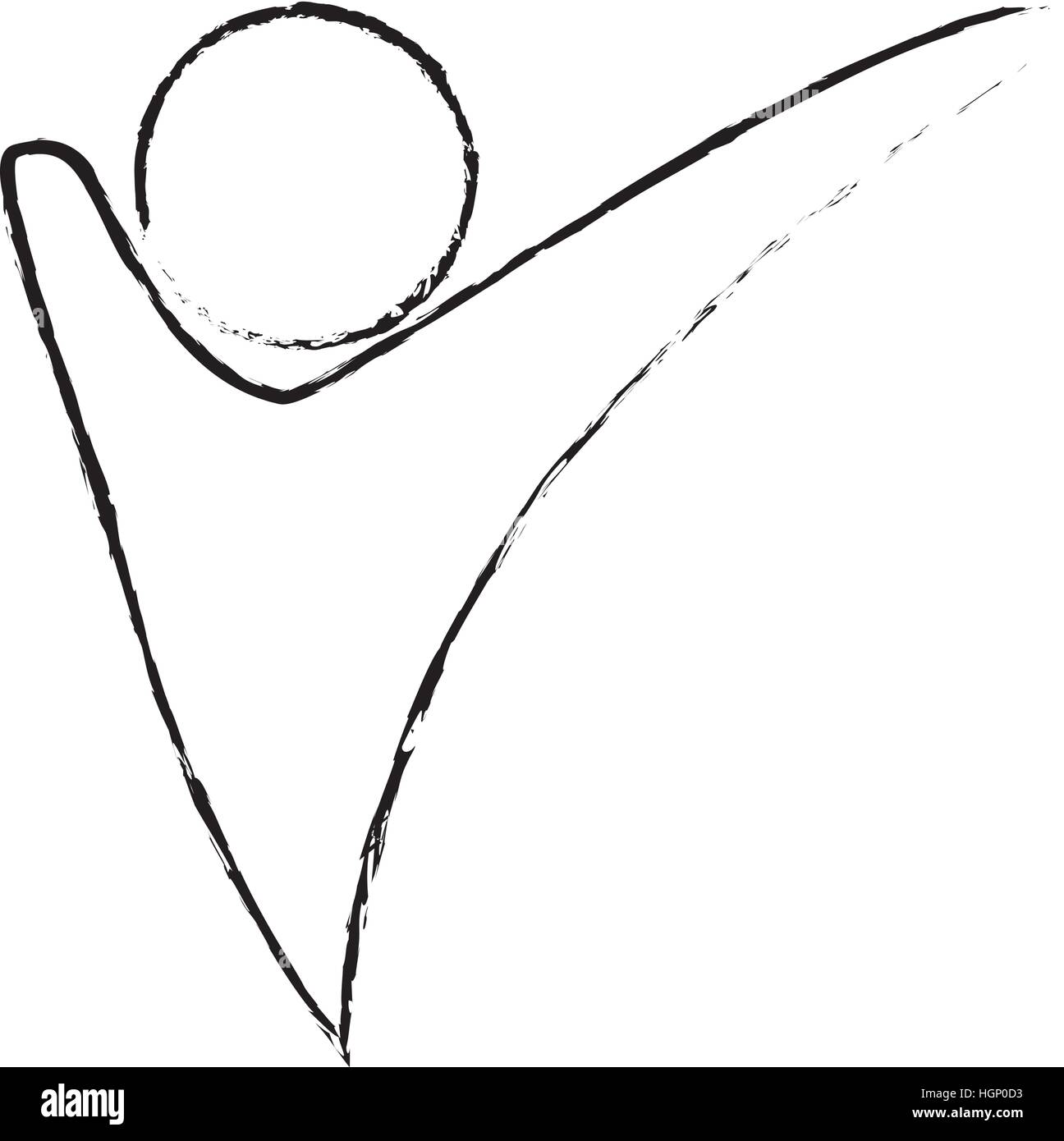 abstract figure of human. teamwork concept. vector illustration Stock ...