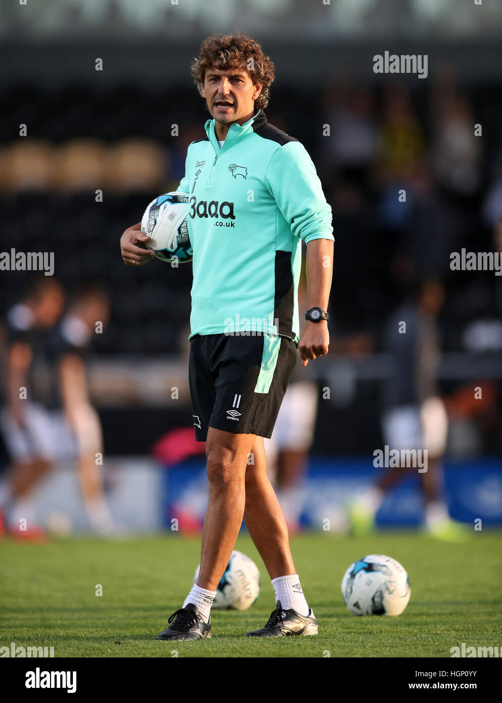 Derby County First Team Coach Inigo Idiakez Stock Photo - Alamy