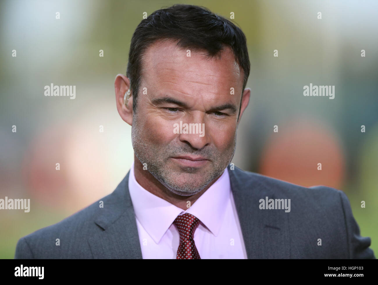 Sky Sports pundit Peter Beagrie Stock Photo - Alamy