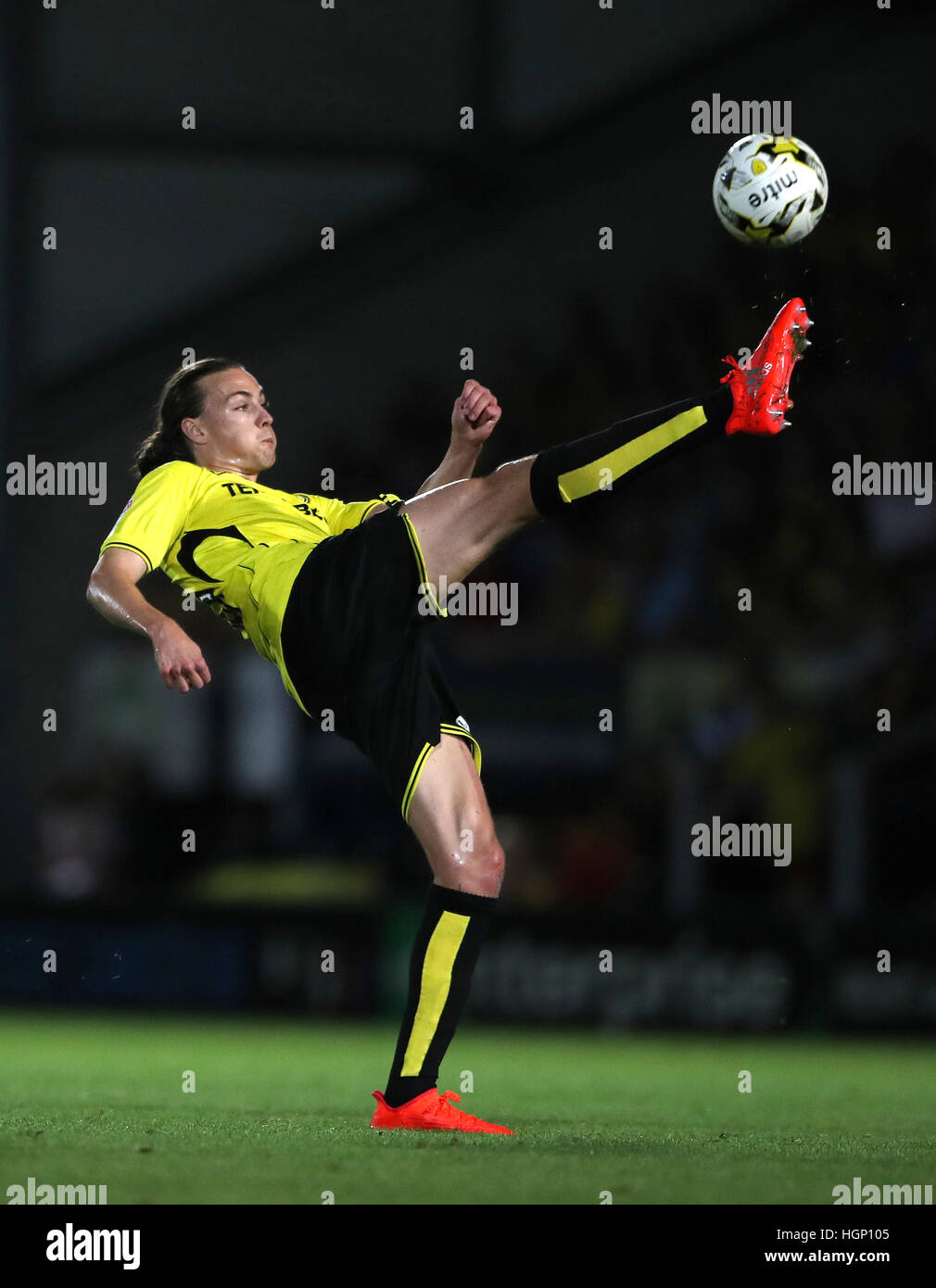 Burton Albion's Jackson Irvine in action Stock Photo - Alamy