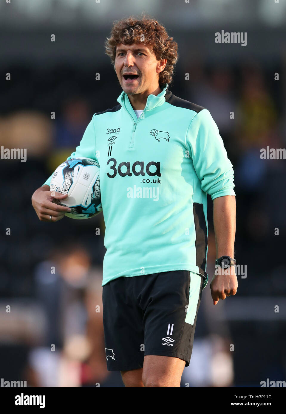 Derby County First Team Coach Inigo Idiakez Stock Photo - Alamy