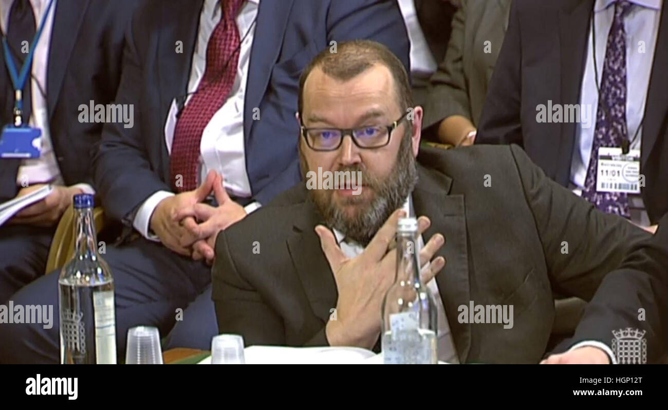 Director General for Finance and Group Operations David Williams gives ...