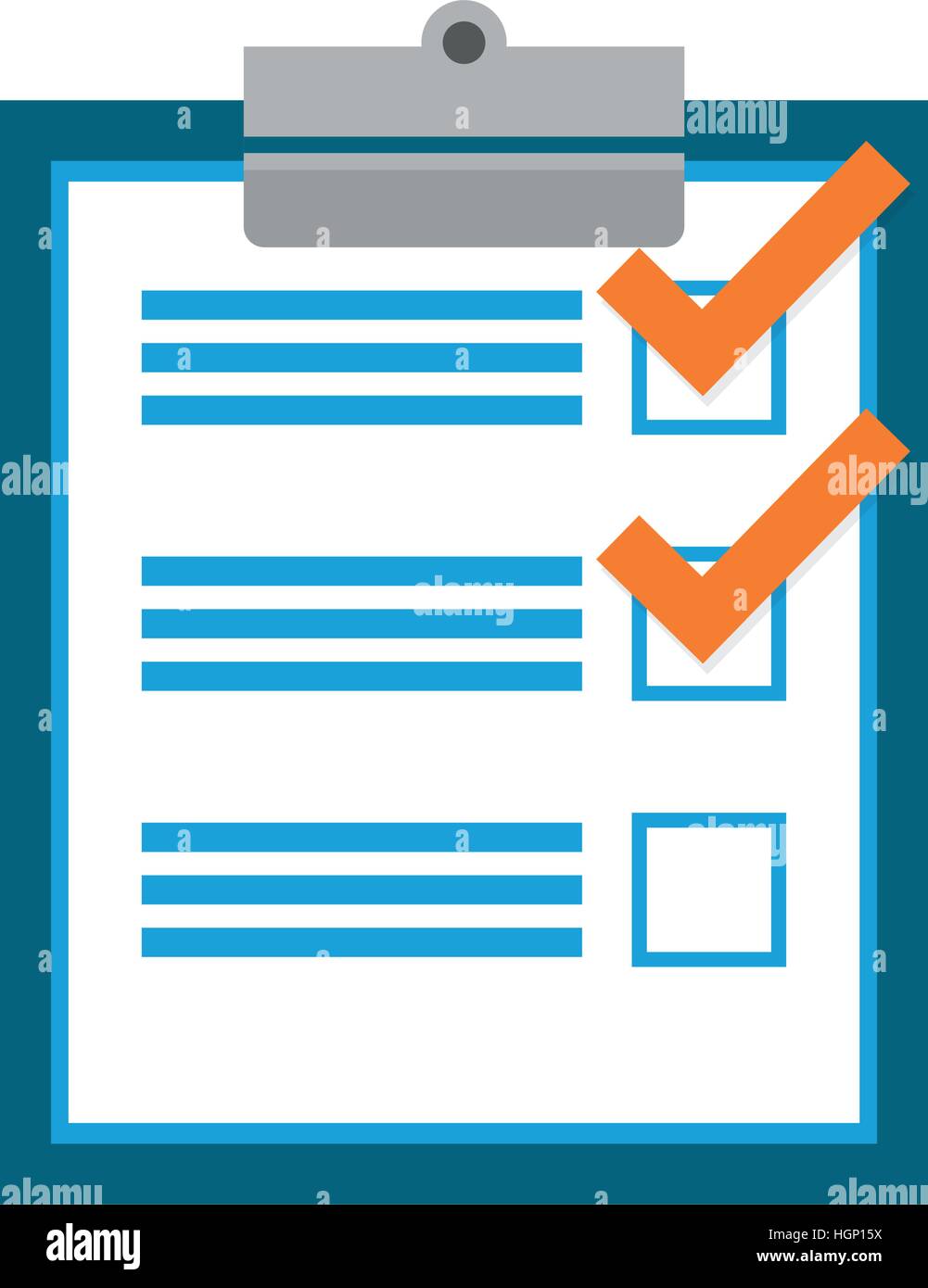 checklist with square cases icon image vector illustration design Stock ...