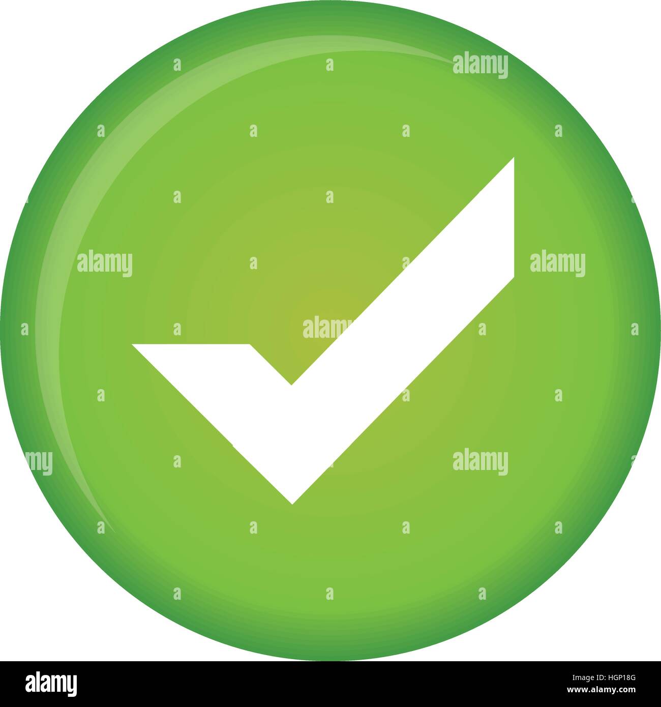 Check mark accept icon image Stock Vector Images - Alamy